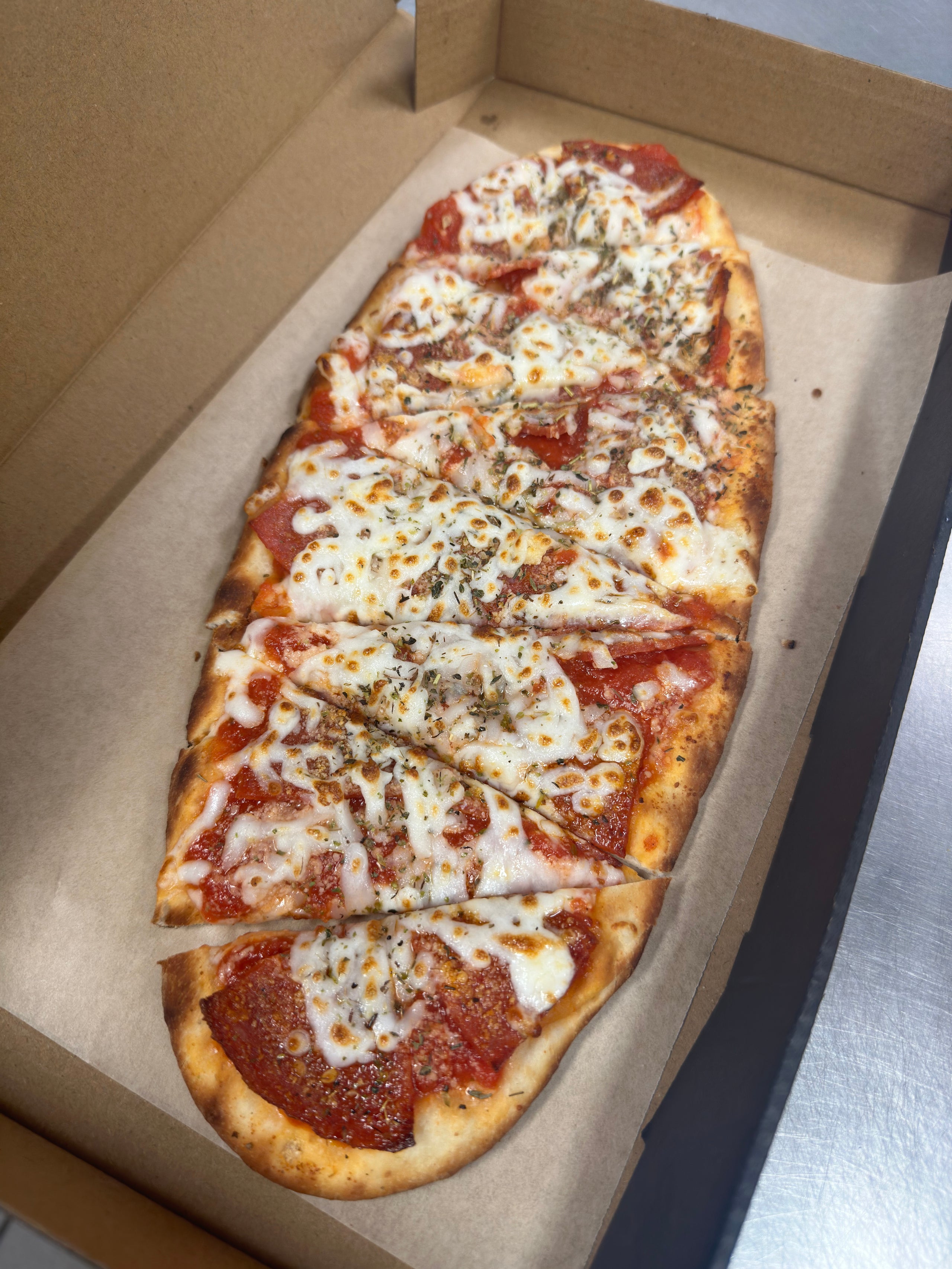 Pepperoni Flatbread (Online Menu) | Canary Bar & Grill
